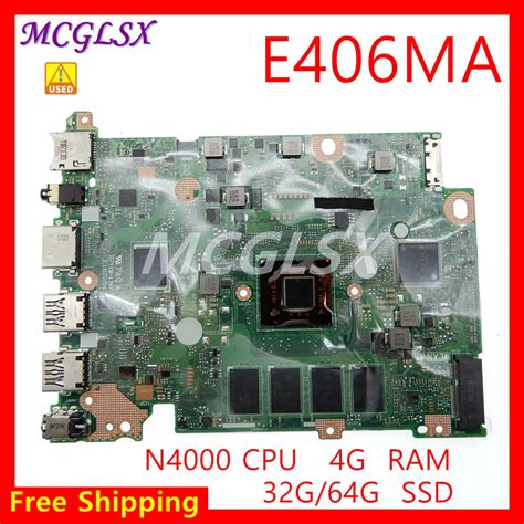 Mainboard-E406-E406M-E406MA-L406MA-E406MAS-Laptop-Motherboard-N4000 ...