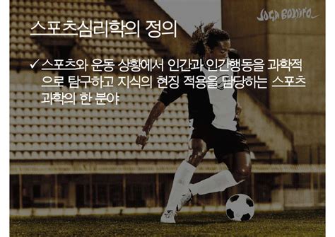 스포츠심리학 스포츠 심리학의 개념과 중요섬 및 스포츠 심리학 적용 사례 사회과학