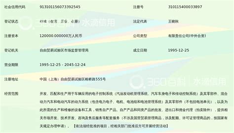 联合汽车电子有限公司 百科