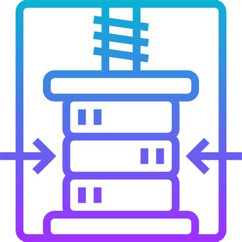 Data Compression Meticulous Gradient Icon