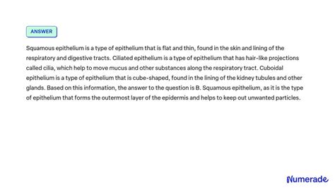 Solved Part Of Epidermis That Keeps Out Unwanted Particles Is Called A