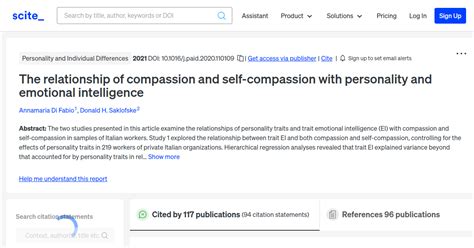 The Relationship Of Compassion And Self Compassion With Personality And
