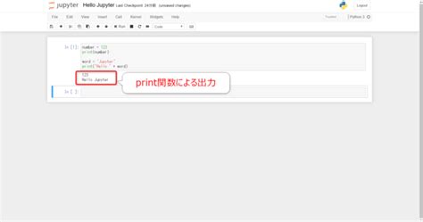 Python初心者向けjupyter Notebookでprint関数・セルの最後の値を出力する方法 隣it