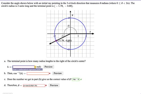 Solved Consider The Angle Shown Below With An Initial Ray
