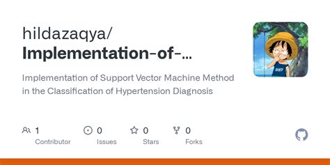 Github Hildazaqyaimplementation Of Support Vector Machine Method In