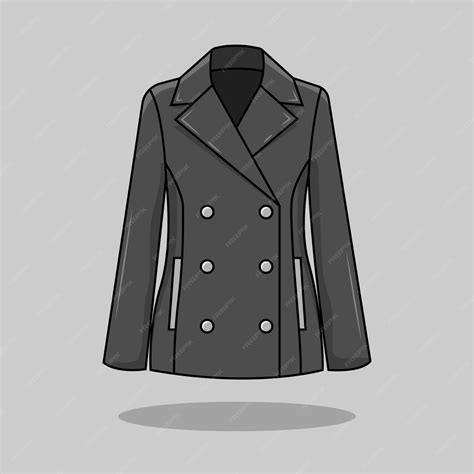 Premium Vector Black Women Classic Jacket