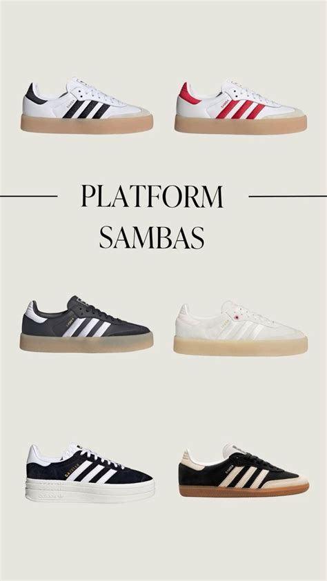 Platform Sambas Casual Shoes Best Sneakers Winter Fashion Casual