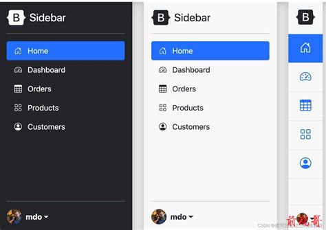 WEB前端网页设计 Bootstrap 侧边栏导航Offcanvas JavaScript 事件 前端哥