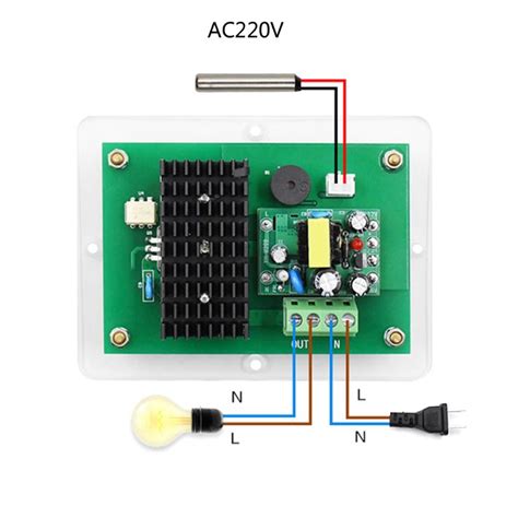 Dc12v Ac220v Digital Thermostat Pid Constant Tempe Grandado