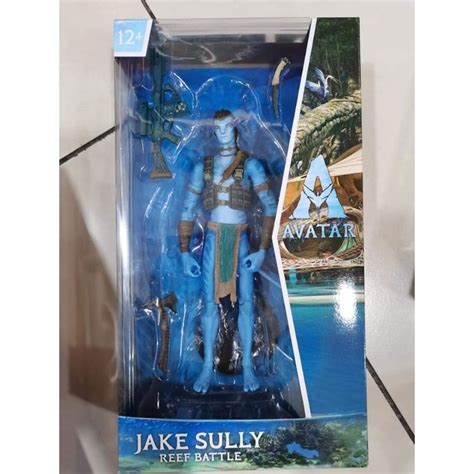 Avatar The Way Of Water Action Figure Jake Sully Reef Battle 18 Cm