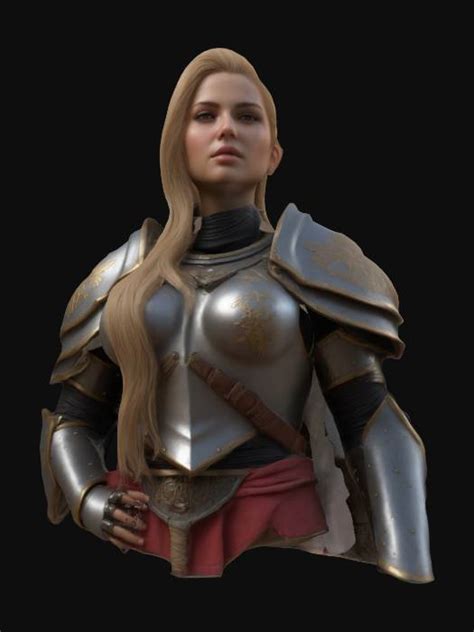 Photorealistic Adult Gorgeous Woman Her Face Is Very Realistic And Well Sculpted Highly