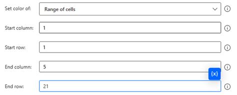 Set Color Of Cells In Excel Worksheet Actionpower Automate Desktop Kaizenpersonal Computer