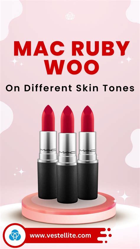 How Mac Ruby Woo Lipstick Looks Like On Different Skin Tones Mac Ruby