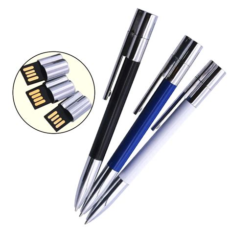 Custom Logo Metal Usb 20 Ballpoint Pen Stick Usb Flash Drive Pen Drive