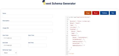 Event Schema Generator Tool