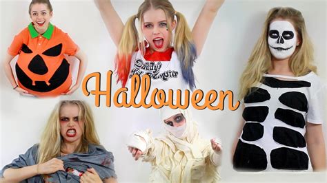 5 Cheap And Easy Diy Halloween Costumes Youtube