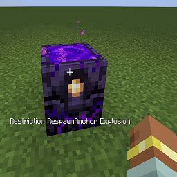 Addons Restriction Respawn Anchor Explosion — Minecraft Mods — Metamods