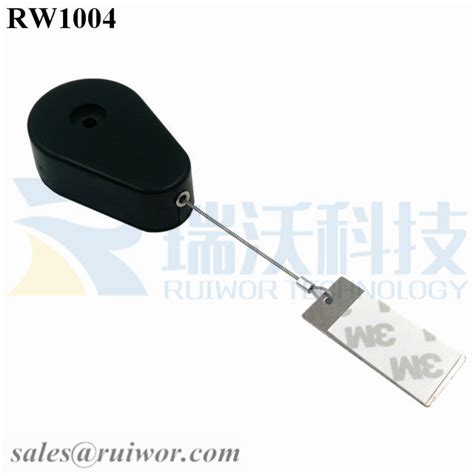 China Rw1004 Drop Shaped Retractable Security Tether Plus 45x19mm