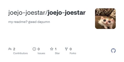 GitHub Joejo Joestar Joejo Joestar Config Files For My GitHub Profile