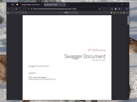 案例 Swagger 模块合并导出工具