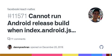 Cannot Run Android Release Build When Indexandroidjs Not In Main Directory · Issue 11571
