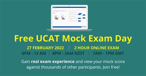 Free Ucat Mock Exam Day Sit Ucat Before The Ucat