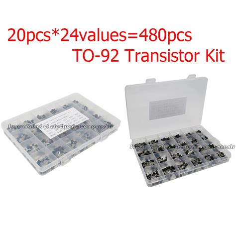 24values To 92 Transistor Assortment Assorted Kit Each Bc327 Bc337