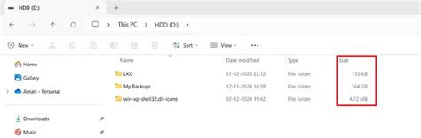 如何在 Windows 11 文件资源管理器中查看文件夹大小 Ahla Home