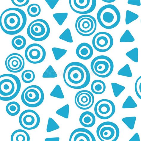 Seamless Pattern In African Style Vector Background Stock