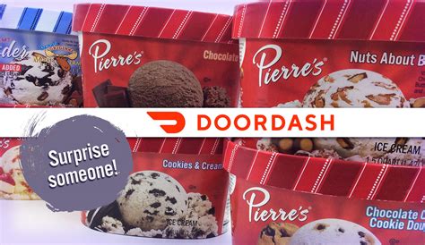 Door Dash Pierres Ice Cream Delivery Pierres Ice Cream