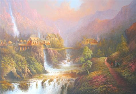 Middle Earth Discover 46 Rivendell Art Ideas Art Tolkien And More