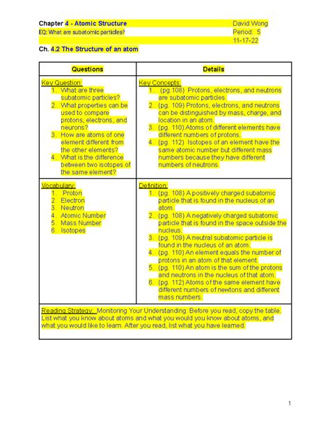 Subatomic Particles Location