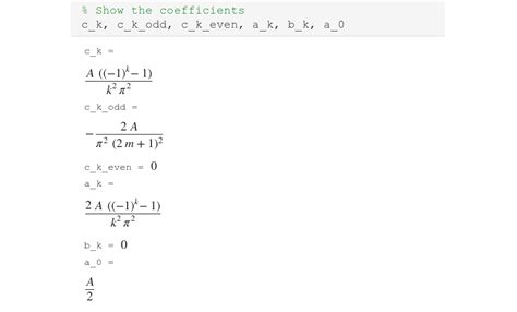 การหาอนกรมฟเรยร Fourier Series ของสญญาณคาบเวลา และตวอยางการเขยนโคดดวย MATLAB และ