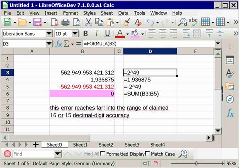 calc wrong calculation would like a recheck english ask libreoffice