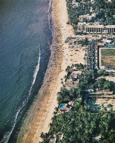 Juhu Beach Mumbai Aerial View Tourist Places Mumbai City