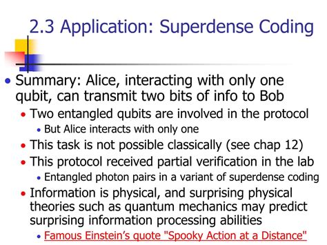 ppt quantum superdense coding sending bits using qubits powerpoint presentation id 9119395