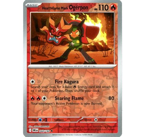 Tcg Hearthflame Mask Ogerpon 044182 Tiendas Level Up