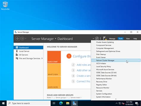 Windows Server 2022 Wsfc Configure Cluster Server World