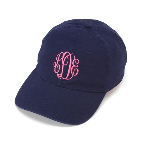 Items Similar To Monogrammed Woman S Navy Cap Or Hat On Etsy