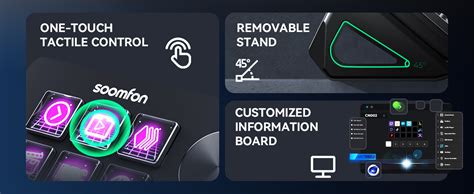 Soomfon Stream Controller Se Stream Control Deck With 6 Customizable Lcd Macro Keys