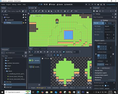 Help On Collision On Tilemap Help Godot Forum