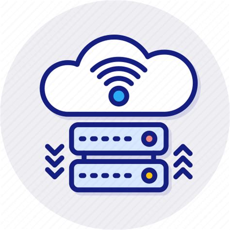 Sync Data Center Database Cloud File Backup Icon Download On Iconfinder