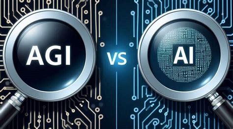 Comparison Between Agi Artificial General Intelligence And Ai