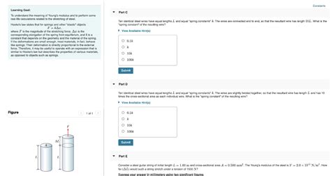 Solved Consider For Instance A Bar Of Initial Length L And