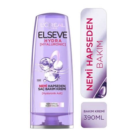 Elseve Hydra Nemi Hapseden Saç Bakım Kremi 390 Ml Markafarma