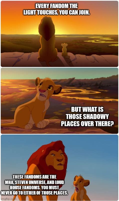 Lion King Fandoms Meme Imgflip
