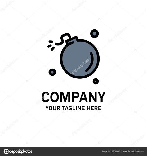 Bomb Comet Explosion Meteor Science Business Logo Template Stock