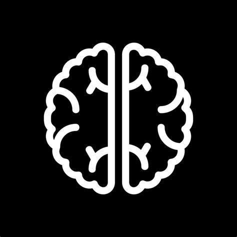 Brain Vector Icon Design 20077167 Vector Art At Vecteezy