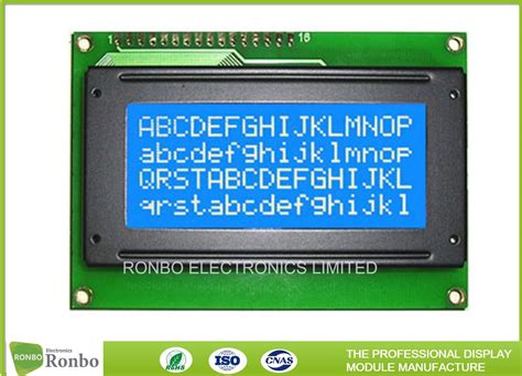Monochrome COB Type 16X4 Dots Blue Negative Stn Character LCD Screen Module China LCD Module