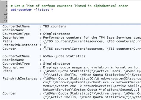 Powershell And Perfmon Counters Pure Goodness Sqlaj